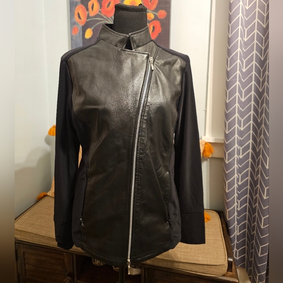 Anatomie | Jackets & Coats | Anatomie Black Leather Womens Jacket ...
